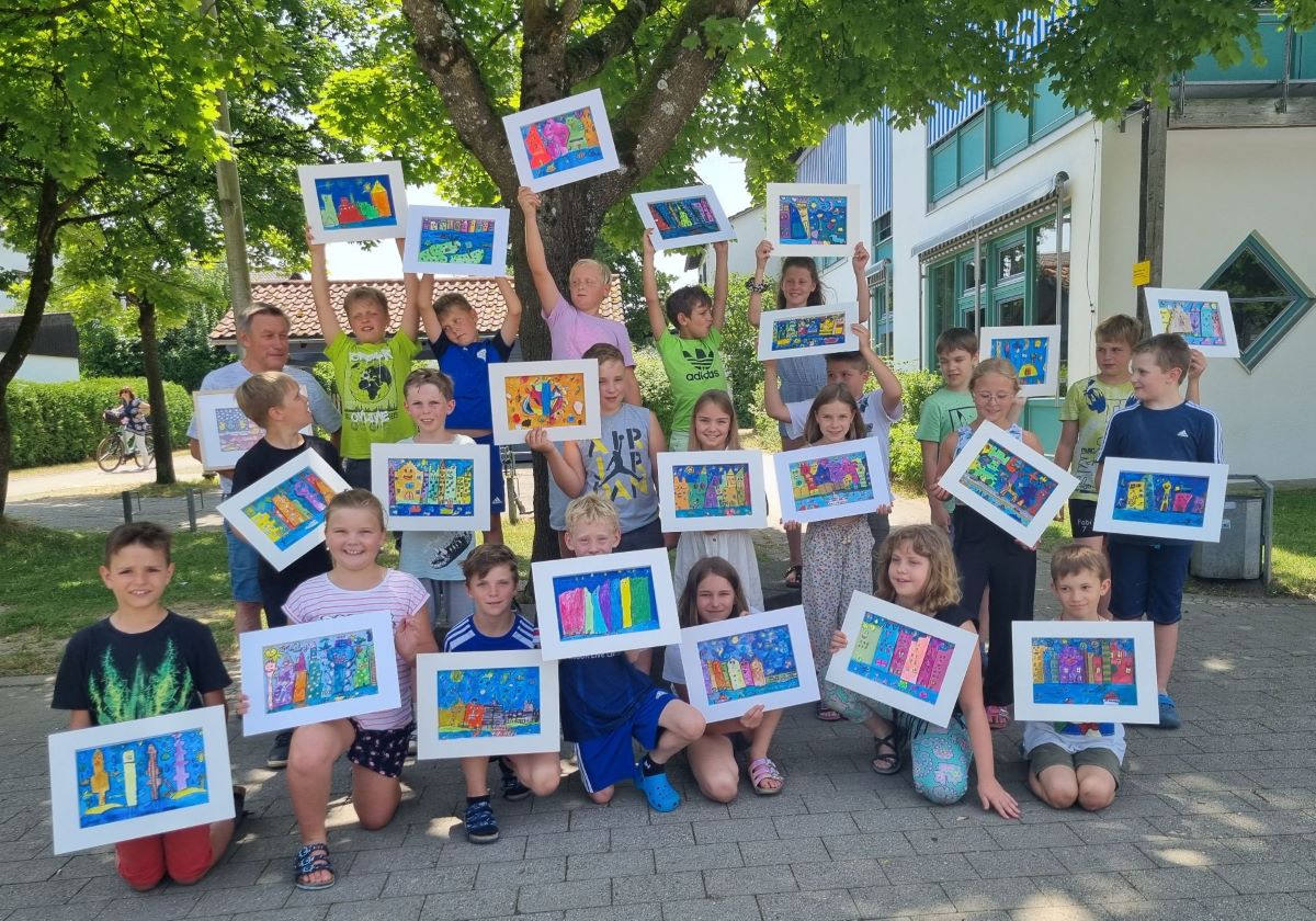 James Rizzi – Kunstprojekt in der Klasse 3A - Grundschule Amerang